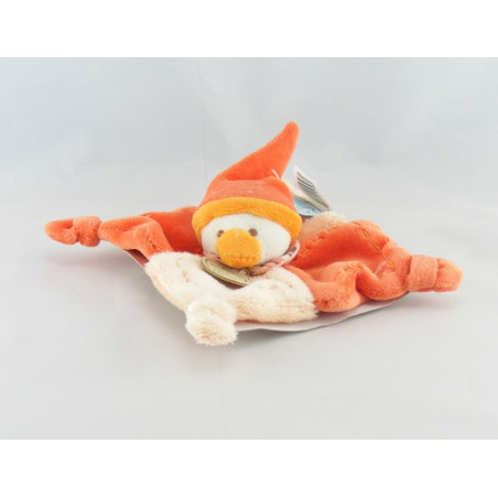 doudou et compagnie plat canard orange Gédéon
