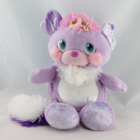 Peluche Popples rieur mauve rose