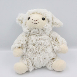 Doudou peluche mouton blanc beige RODADOU RODA