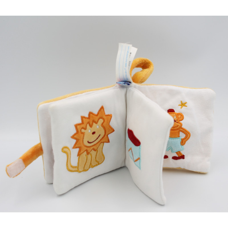 Livre Doudou thème cirque SUCRE D'ORGE