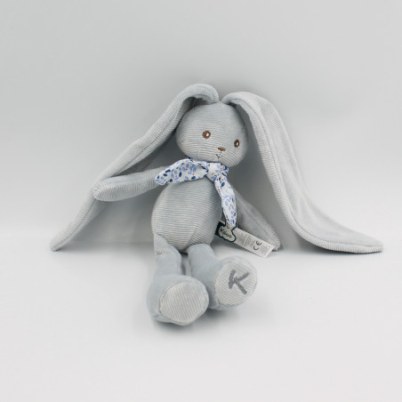Doudou lapin bleu pantin Lapinoo KALOO