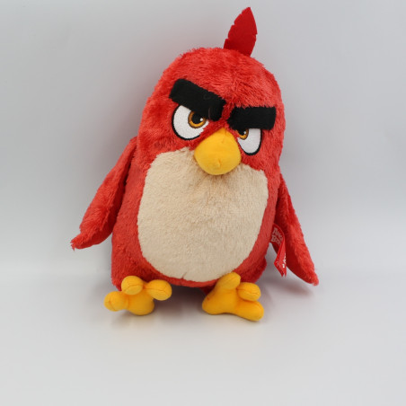 Peluche oiseau ANGRY BIRDS rouge