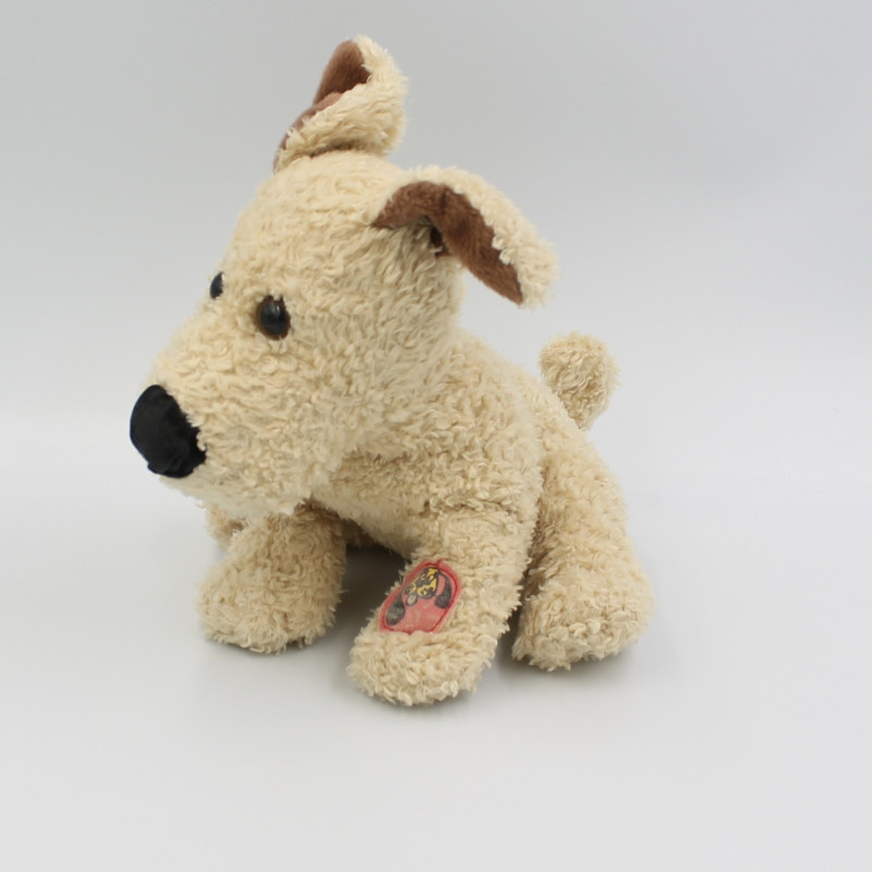 Doudou peluche chien beige FIZZY