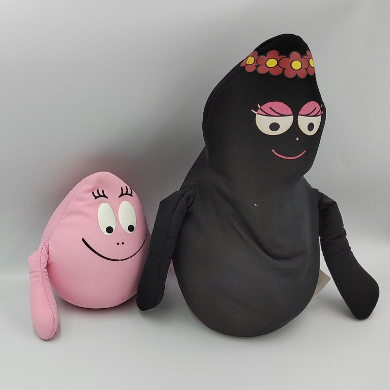 Lot de 2 personnages en mousse BARBAPAPA