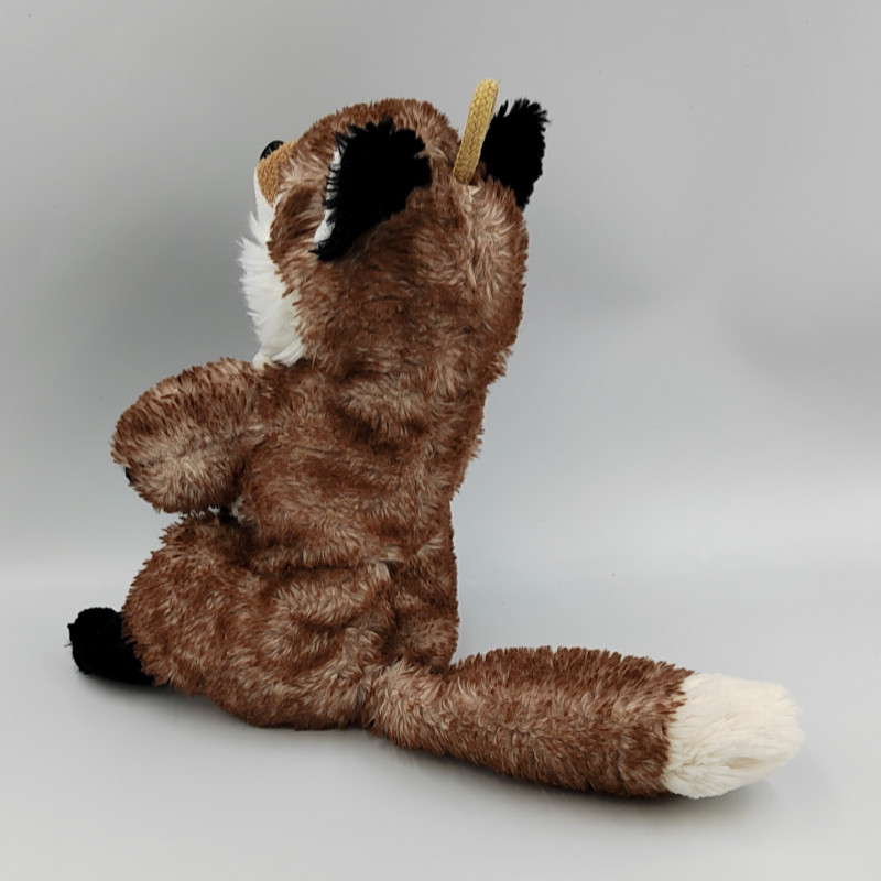 Doudou peluche renard marron blanc RODADOU RODA